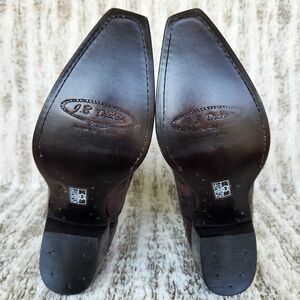 J.B. Dillon | Shoes | Nwt Jb Dillon Distressed Leather Western Cowboy Boots Floral Womens Size ...